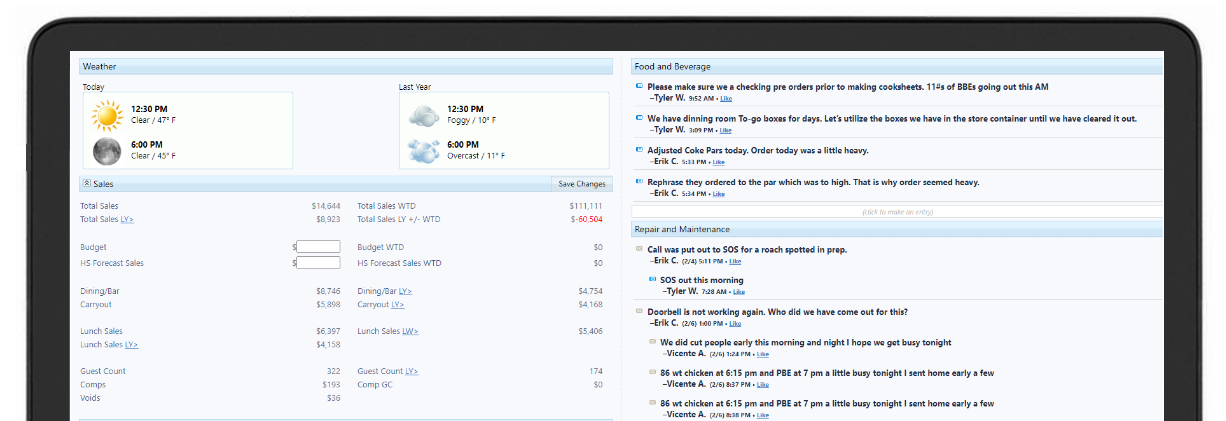 ShiftForce | ShiftNote Manager Logbook